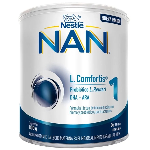 Nan L-Comfortis 1 800 g Fórmula Láctea 0 a 6 Meses Nestlé | Pehuén ...