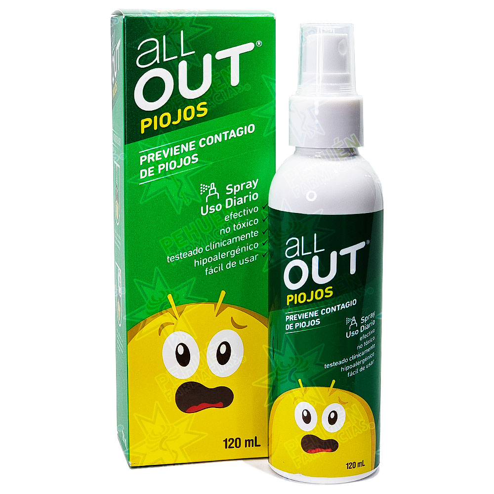 All Out Spray Prevención Piojos 120 mL Maver | Pehuén Farmacias